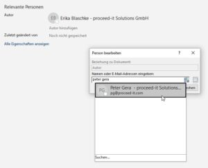 So ändern Sie in Microsoft-Word den Autor des Dokument • proceed-IT Solutions GmbH